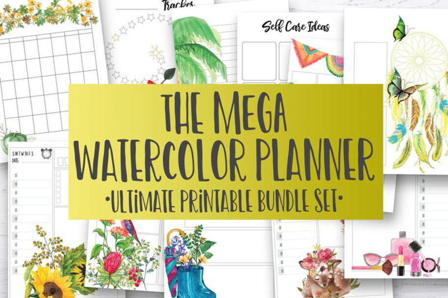 VIP Watercolor Planner Bundle Offer